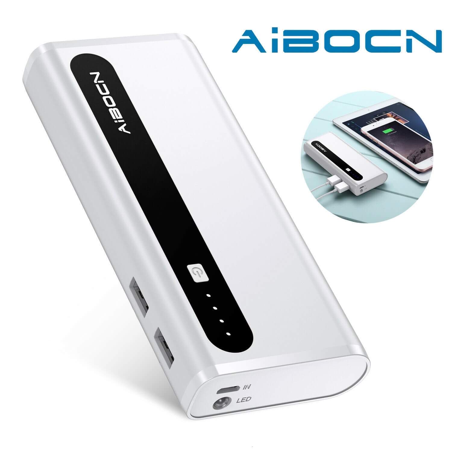 Cargador Inalámbrico 4 en 1 Carga Rápida Stand - Portátil Shop RD