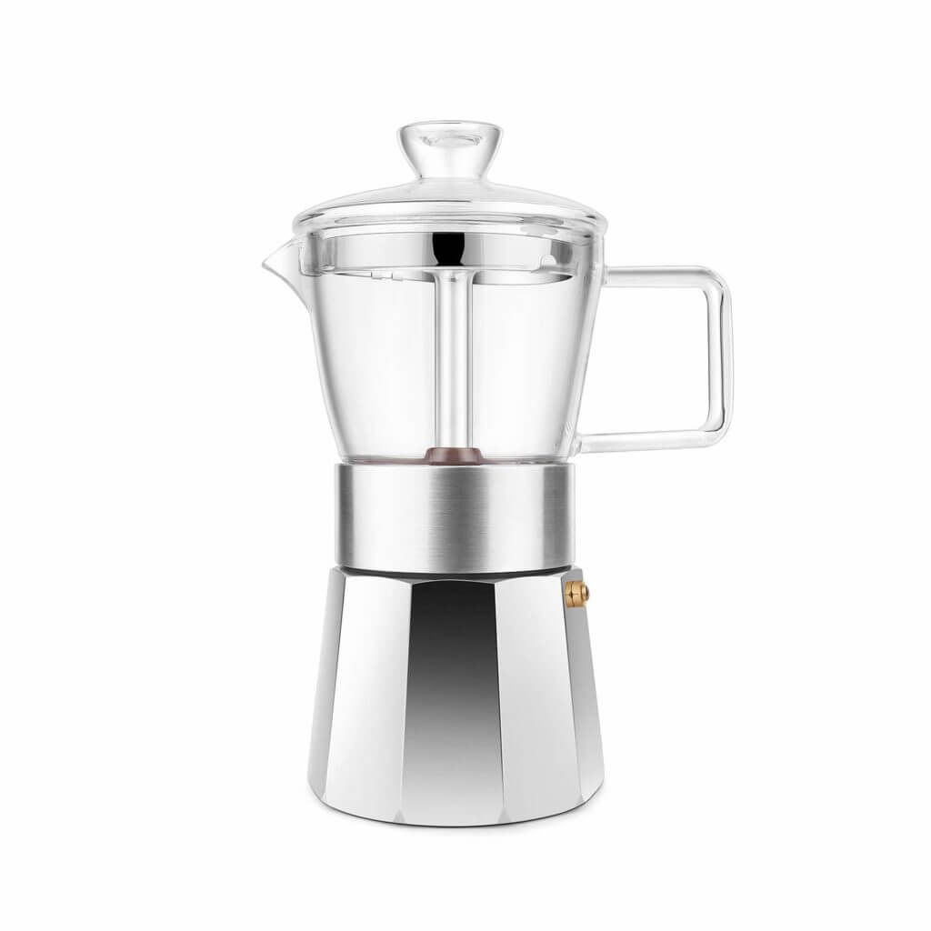 Greca En Cristal Espresso Moka - Portátil Shop