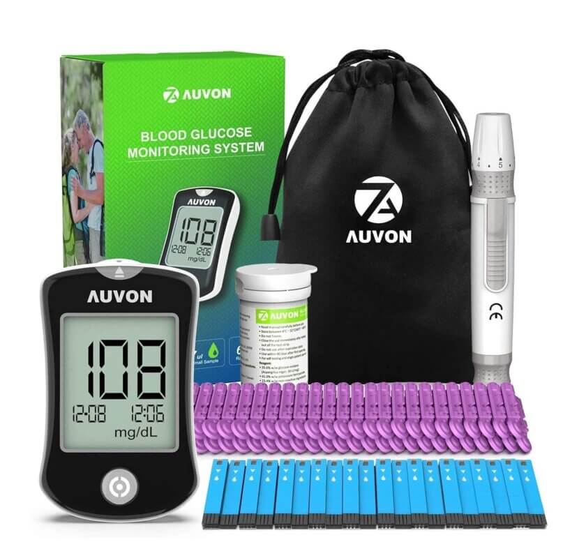 Medidor de Glucosa/Azucar Auvon Alta Precision - Portátil Shop